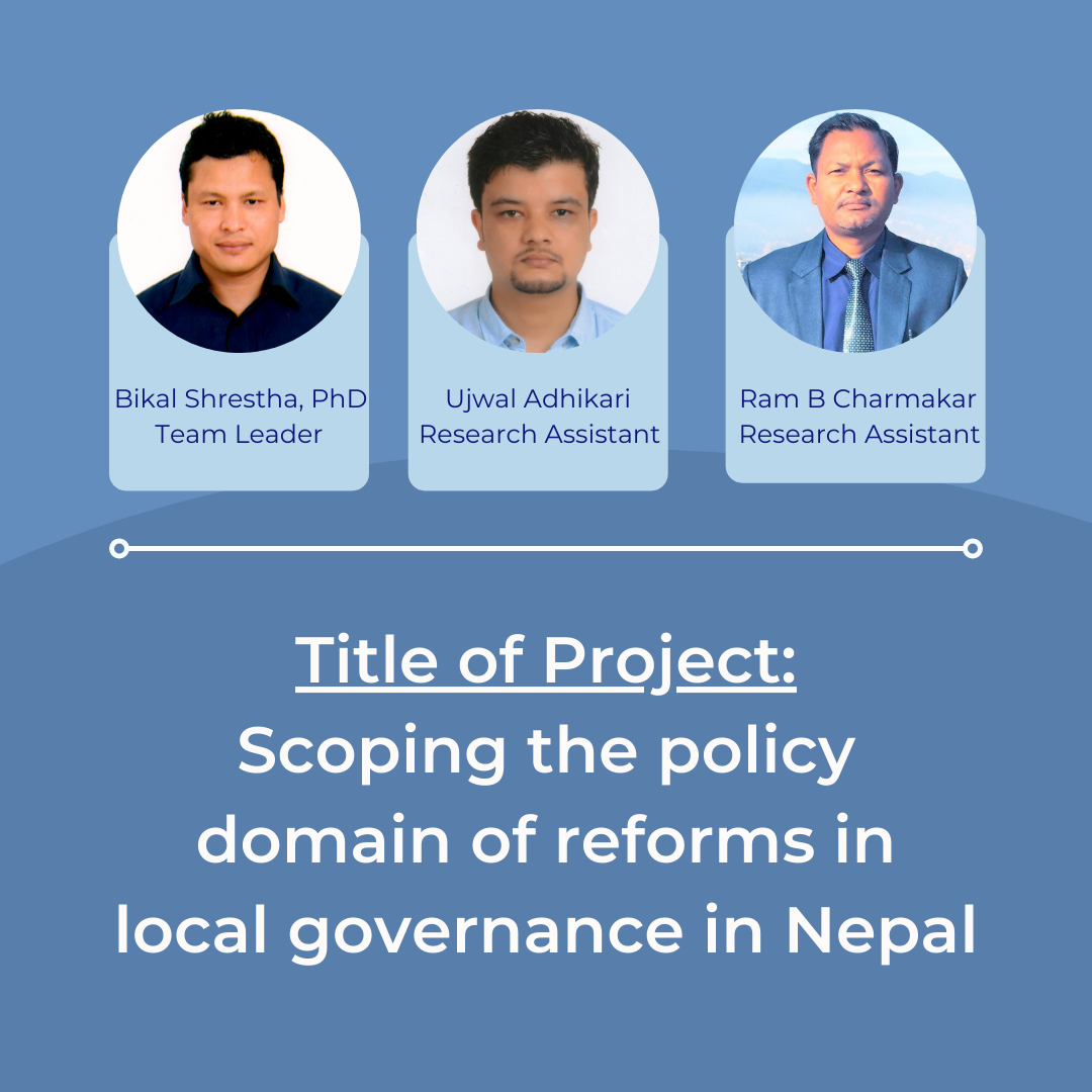 Scoping the Policy Domain of Reforms in Local Governance in Nepal ...